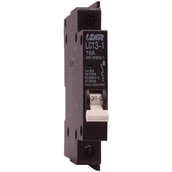 LEAR SAMITE 16A 3KA 1P CIRCUIT BREAKER – Cajees Lighting and Electrical