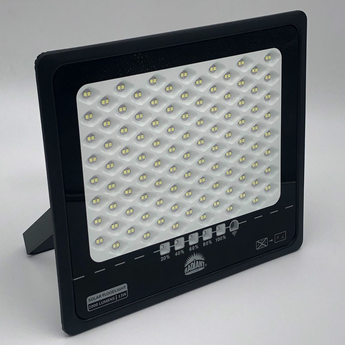 RADIANT LED SOLAR FLOODLIGHT 13W 2000LUMEN – Cajees Lighting and Electrical