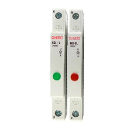 9MM DIN RAIL GREEN AND RED INDICATION LIGHT – Cajees Lighting and ...